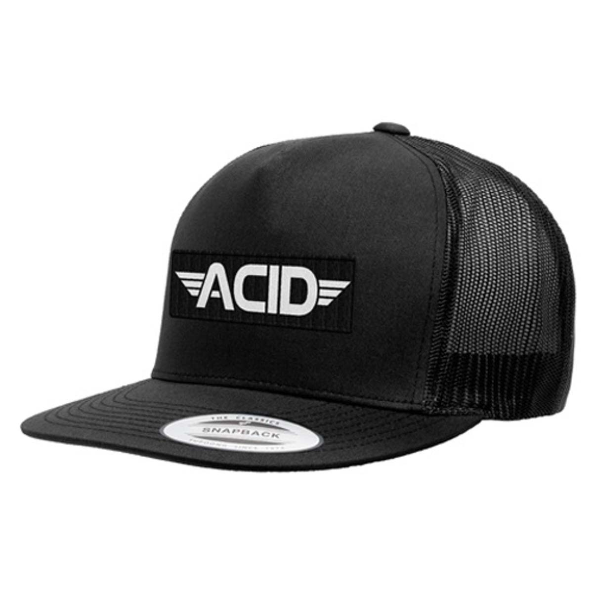 Acid Chemical Co Bar Mesh Trucker Hat - Black | SoCal Skateshop