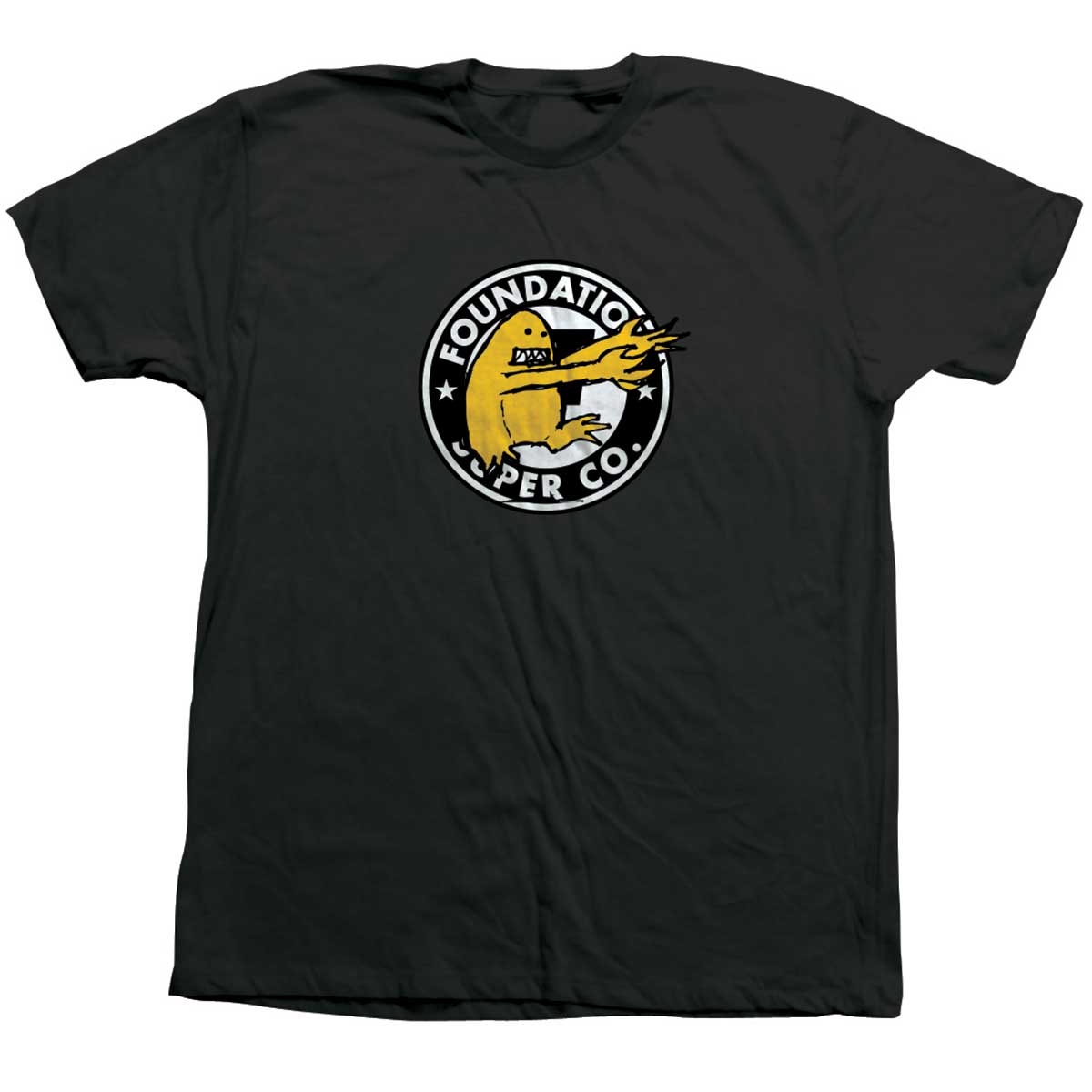 Foundation Skateboards Grin T-Shirt - Black | SoCal Skateshop