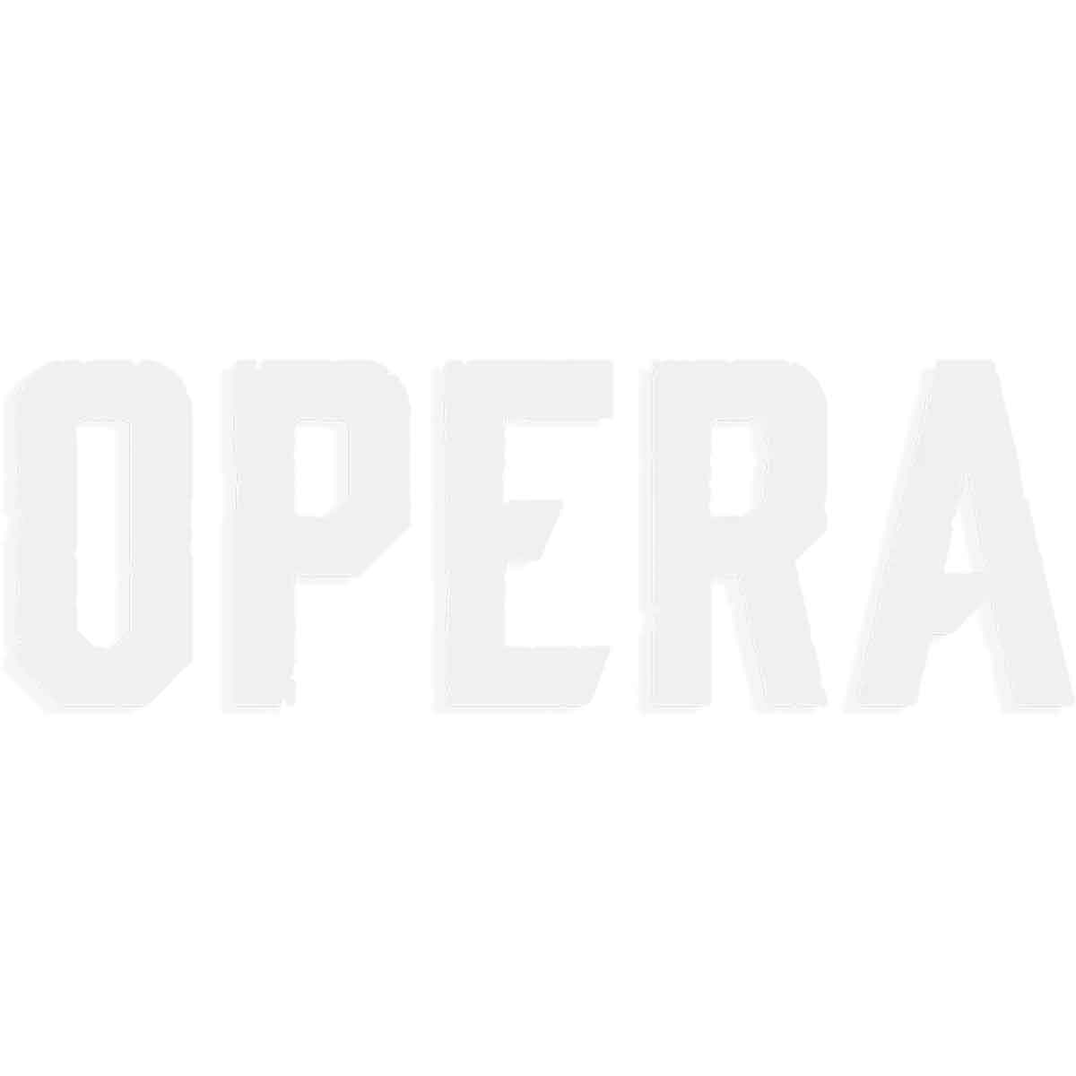 Opera Skateboards Vinyl Die-Cut Sticker - White 6.5" x 2.1" | SoCal ...