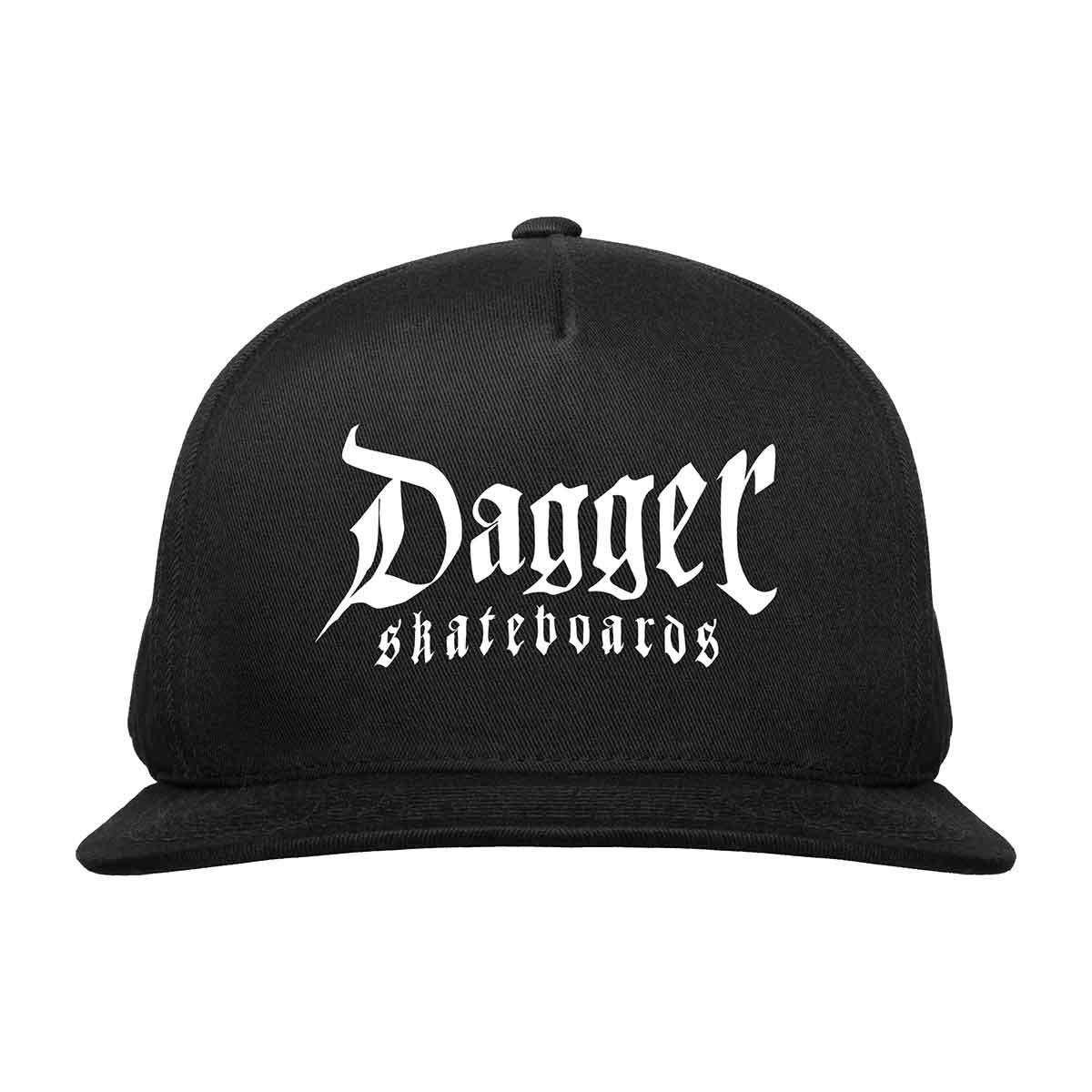 Dagger Skates Classic Mesh Trucker Hat - Black/Black | SoCal Skateshop