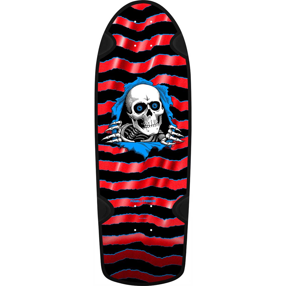 Powell Peralta OG Ripper Re-Issue Skateboard Deck - Red Foil 10x30 ...