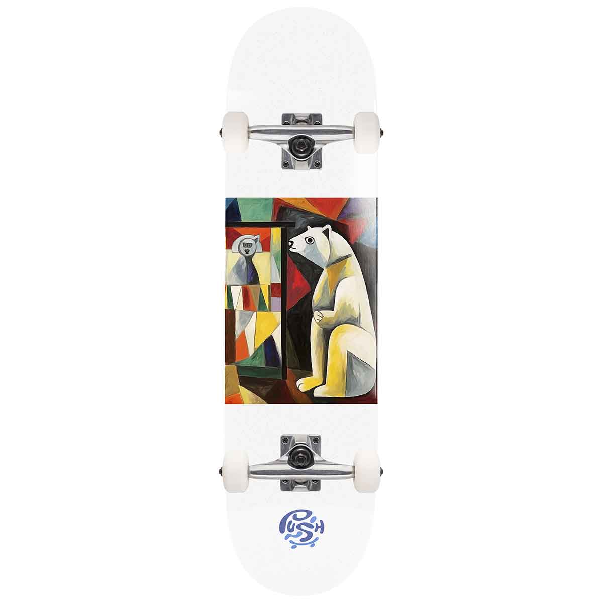 Push Canada MLSL 1st Push Full Size Complete Skateboard - White 8x31.6 ...