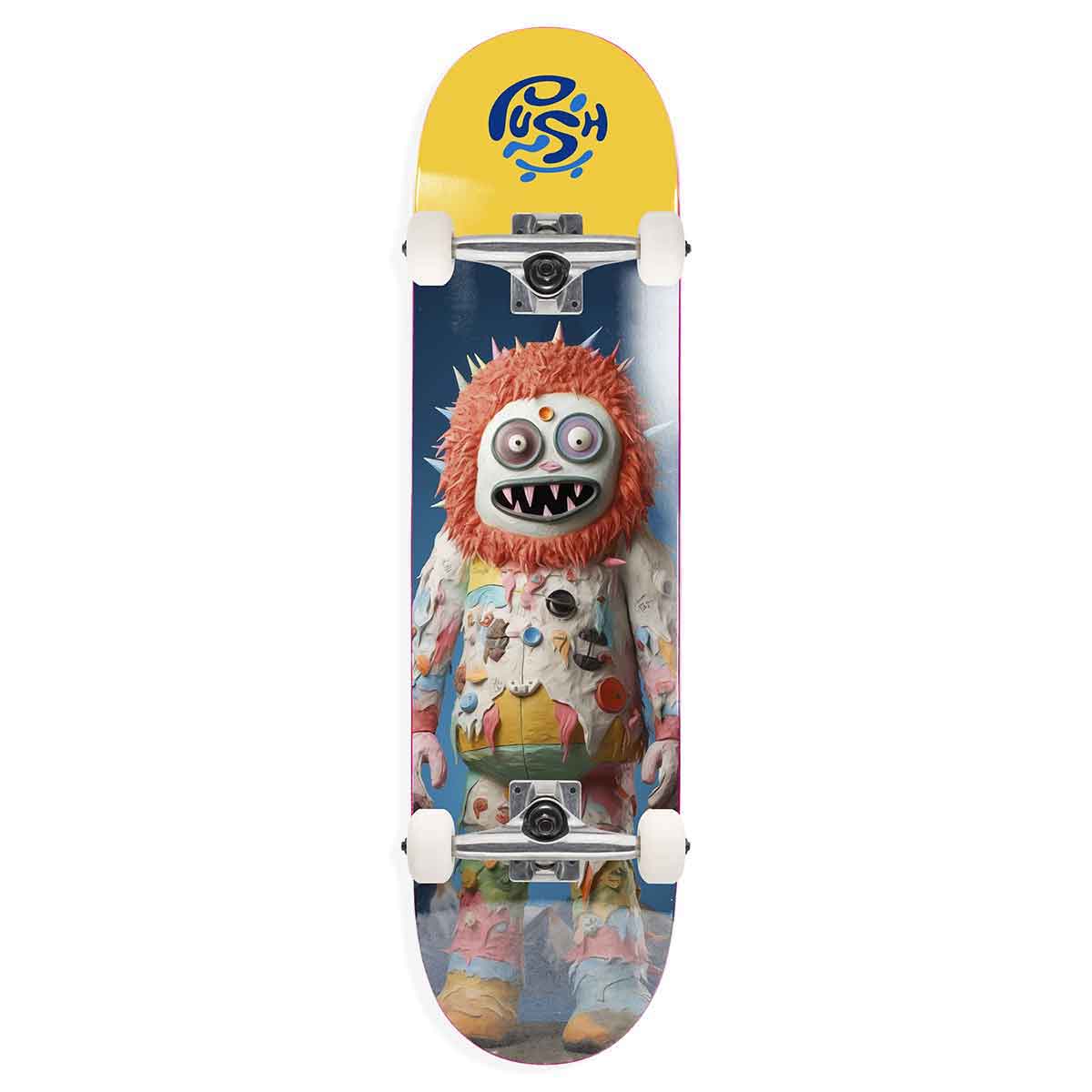 Push Frosty 1st Push Micro Complete Skateboard - Red/Blue 6.5x28.2 ...