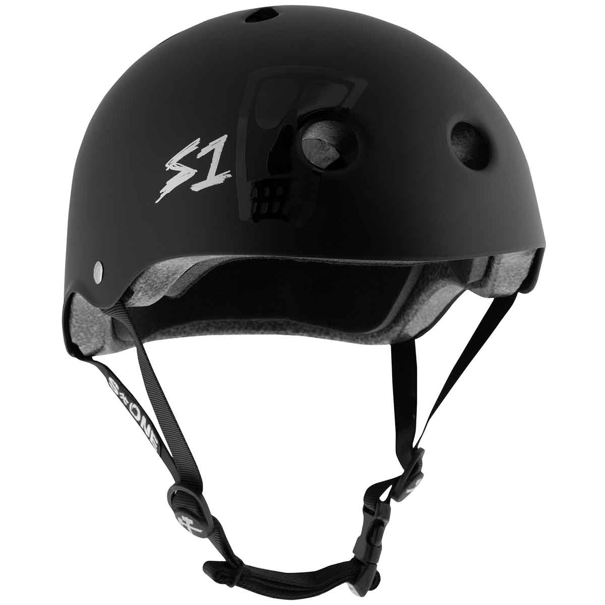 S1 Lifer Lance Mountain Collab Vato Skull Helmet - Black Matte | SoCal ...