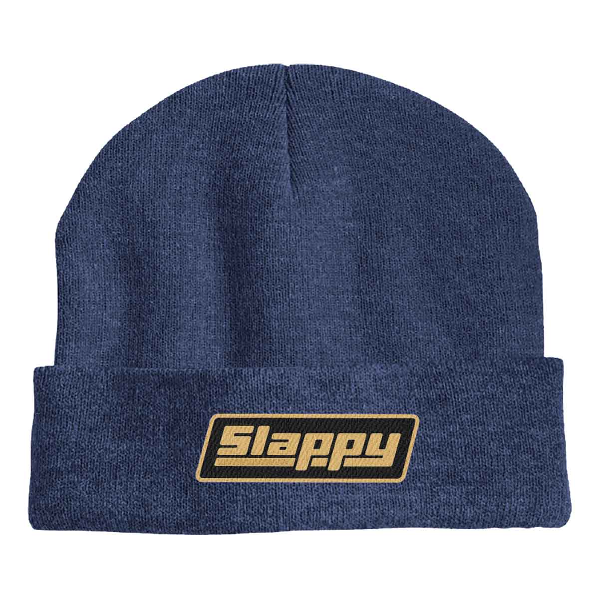 Slappy Trucks Logo Cuff Beanie - Navy | SoCal Skateshop