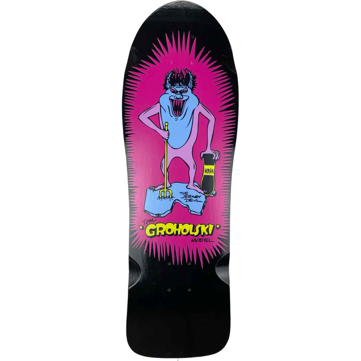 Vision Tom Groholski Jersey Devil Re-Issue Skateboard Deck - Black Dip ...