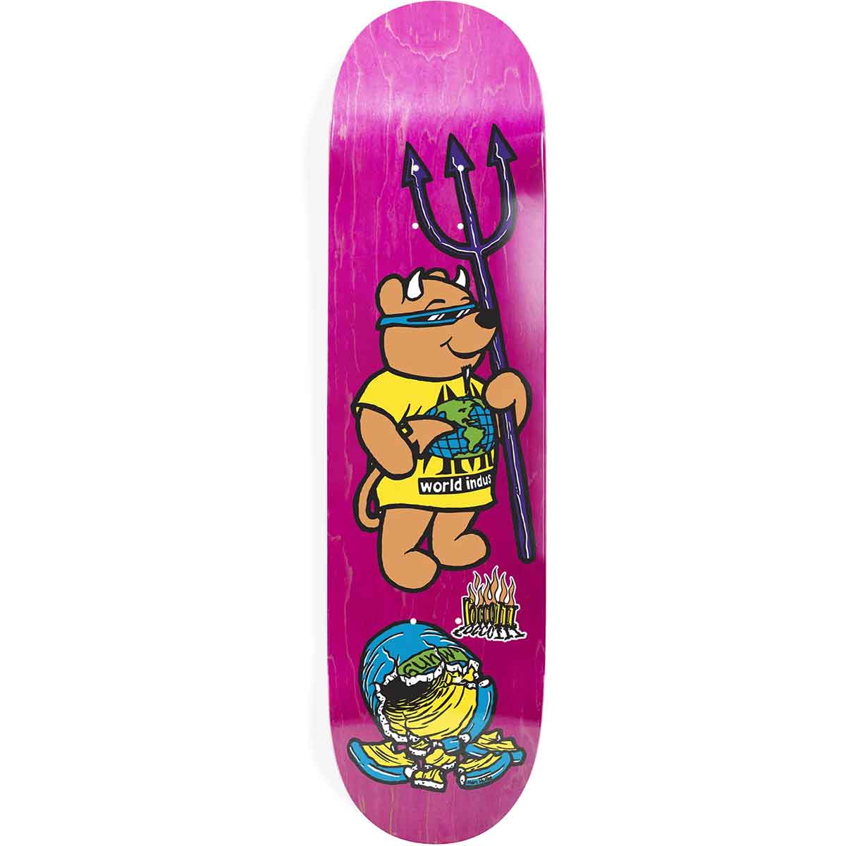 World Industries Steve Rocco III Pop Skateboard Deck - Pink Stain 9x32 ...
