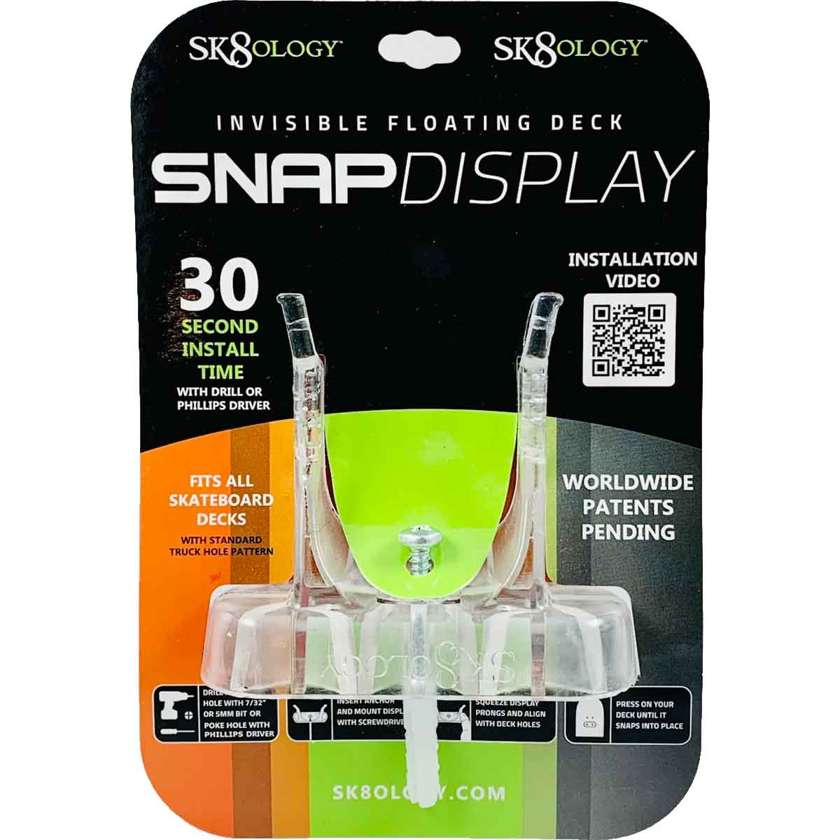 SK8OLOGY Snap Skateboard Deck Display | SoCal Skateshop