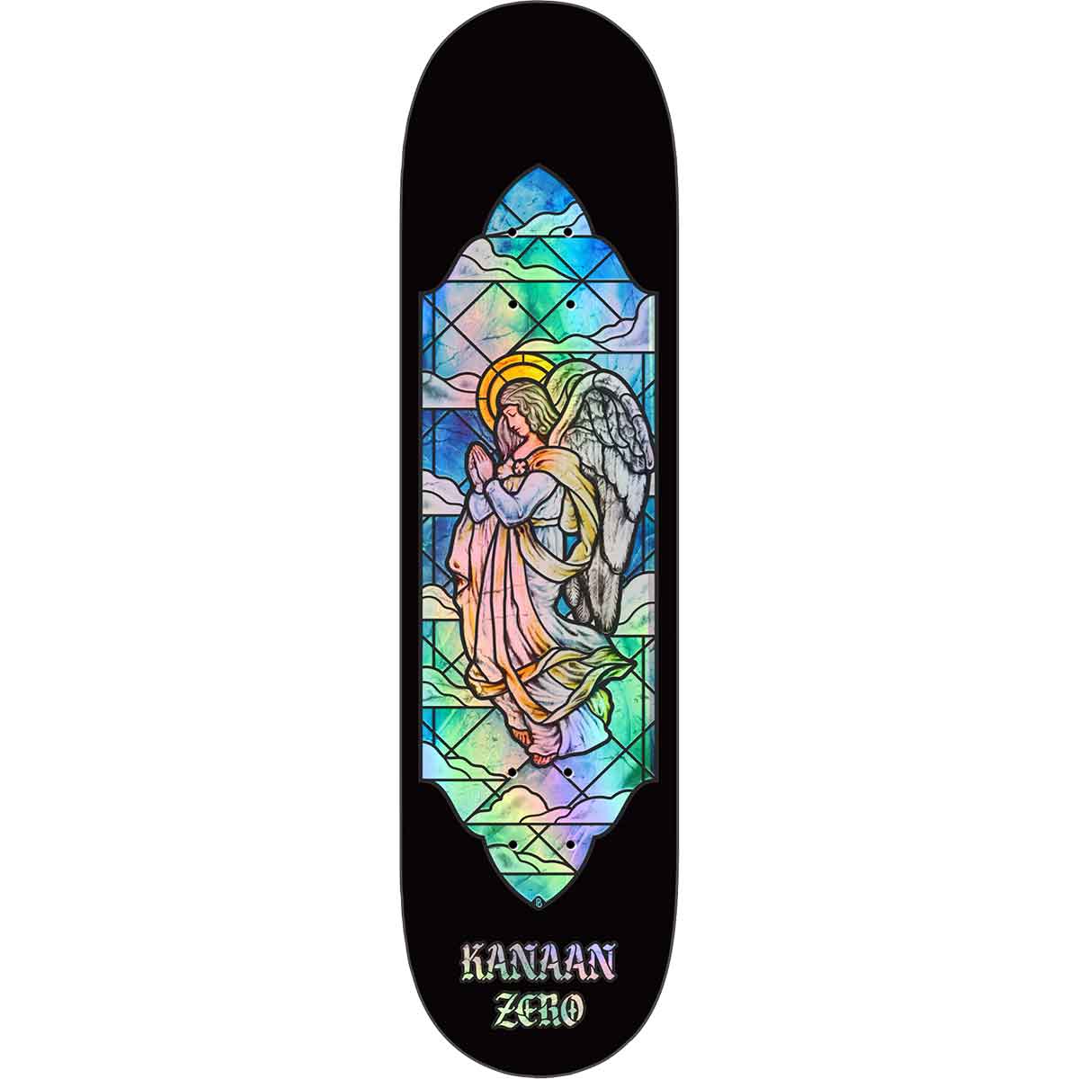 Zero Kanaan Dern Stained Glass Angel Skateboard Deck - 8.375x32.1 ...
