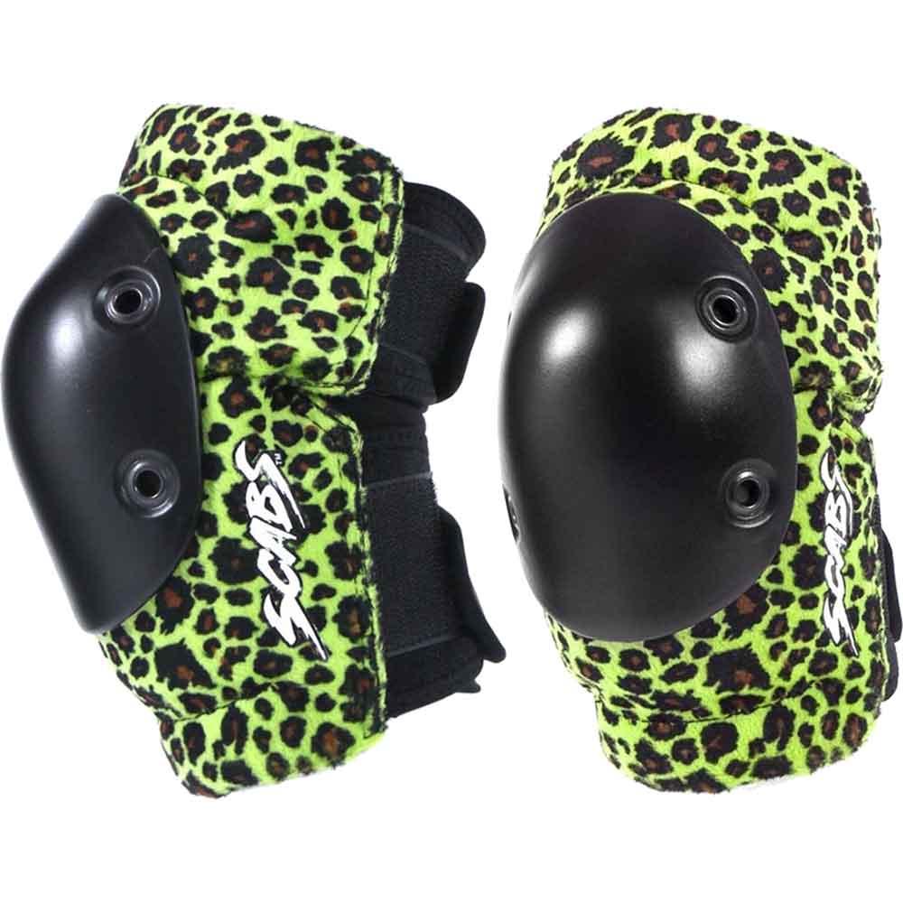Smith Scabs Elite Elbow Pads - Green Leopard | SoCal Skateshop