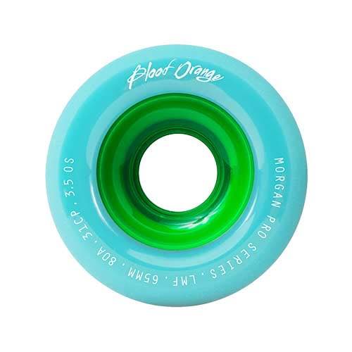 Blood Orange Liam Morgan Freeride Slide Wheels - Seafoam Green 65mm 80a ...